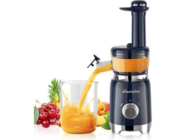 Cold Press Juicer, ZASMIRA Juicer Machines for Vegetable and Fruit with ...