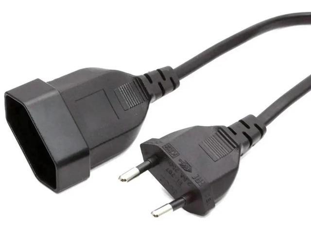 European Standard Extension Cable, European Two Plug, Male and Female ...