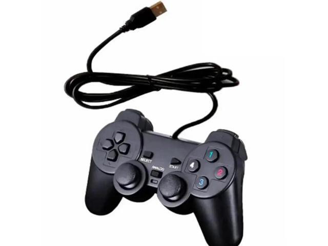 Wired USB PC Controller with Dual Vibration Motors for PC Computer ...