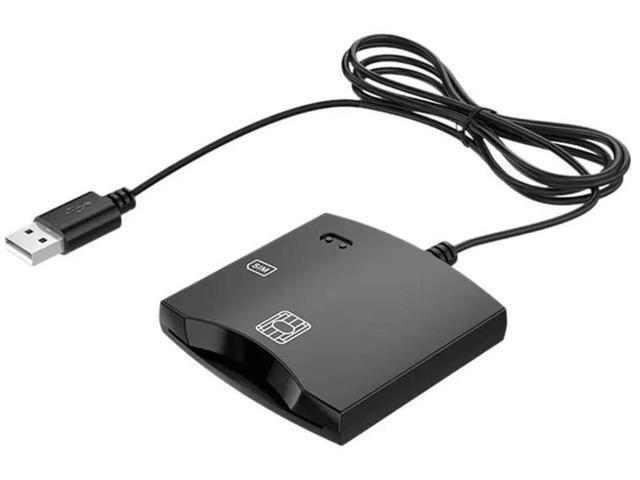 External Card Reader USB 2.0 General Smart Card Reader USB Smart Card ...