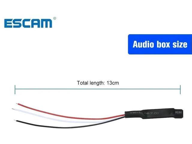 Mini Super Microphone Sound Monitor Audio Pickup CCTV Camera Audio ...