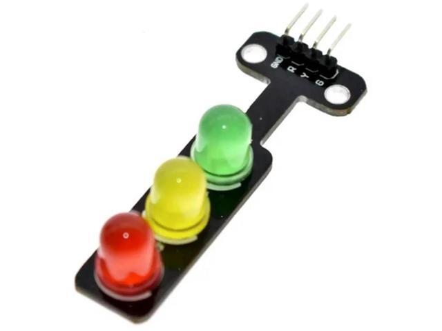 5mm LED RGB Traffic Light, 5V, 10pcs, Mini Traffic Light LED Display ...
