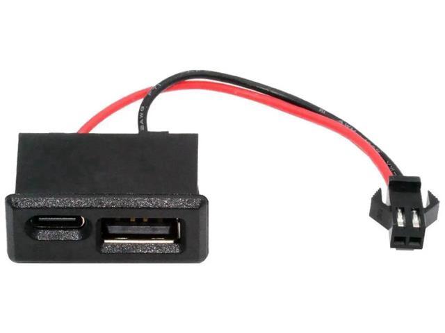 Aomoproing DIY OEM Type-A & Type-C Female Socket Horizontal to 2Pin ...