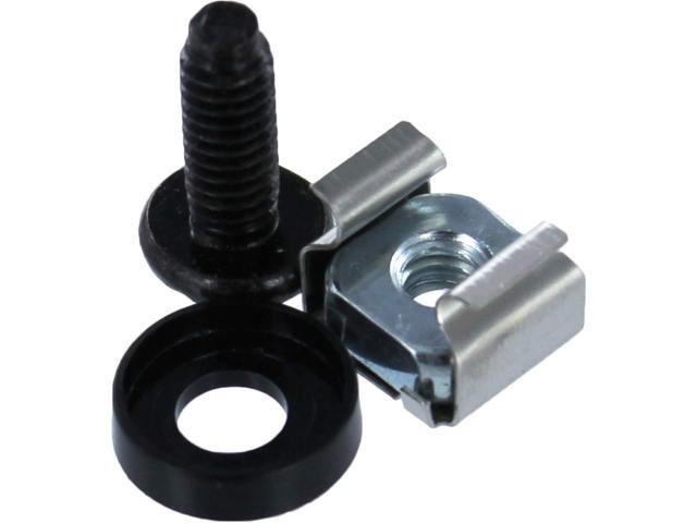 NavePoint M5 Cage Nuts and Screws for Server Shelves Cabinets - 50 Pk ...