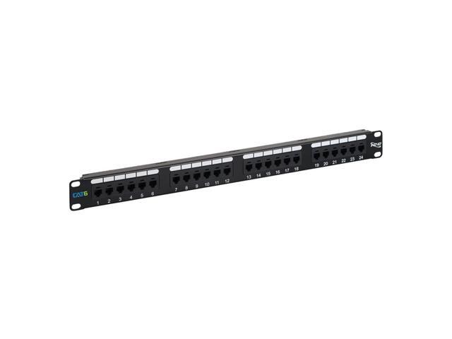 ICC CAT6 Patch Panel, UL Listed & PoE++ Rated Gigabit Applications ...