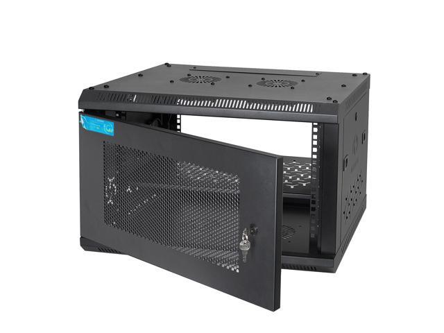 OCEANHUG 6U Wall Mount Server Cabinet with A Lockable Front Vented Door ...