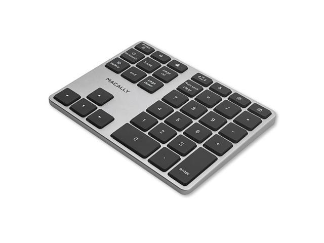 Macally Bluetooth Number Pad for Laptop - Slim Aluminum Design ...