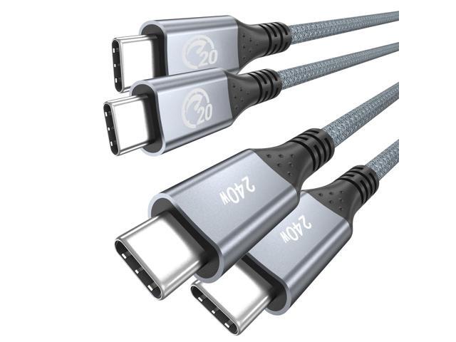 UseBean USB C to USB C Cable 10 ft 2Pack, 4K Video Monitor Display USBC ...