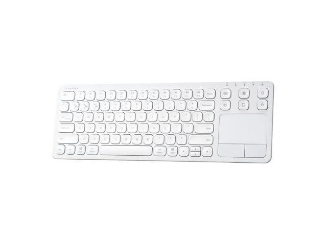 SANWA Multi Device Bluetooth Keyboard with Touchpad, Rechargeable ...