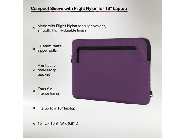 Incase Compact Laptop Sleeve with Flight Nylon - 16 Inch MacBook Pro ...