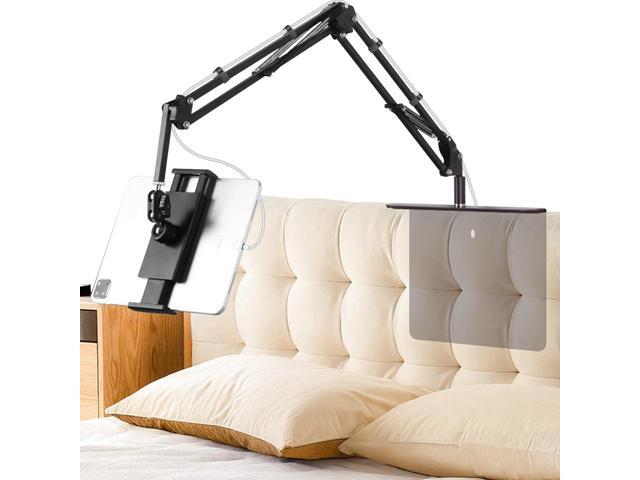 Bed Tablet Holder with Adjustable Arm - Invisable Heavy Duty Metal ...