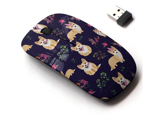 CJCBROES 2.4G Wireless Mouse with Cute Pattern Design for All Laptops ...