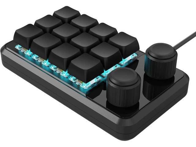 PLCPDM 12 Key Mechanical Macros Keypad with RGBs Lighting Programmable ...