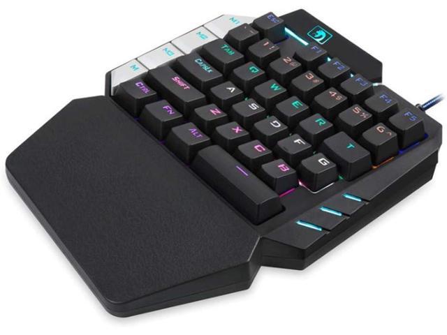 One Handed Keyboard,RGB One Hand Mechanical Gaming Keyboard, 28-Key ...