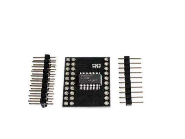 MCP23017 I2C Interface 16bit I/O Extension Module Pin Board IIC to GIPO ...