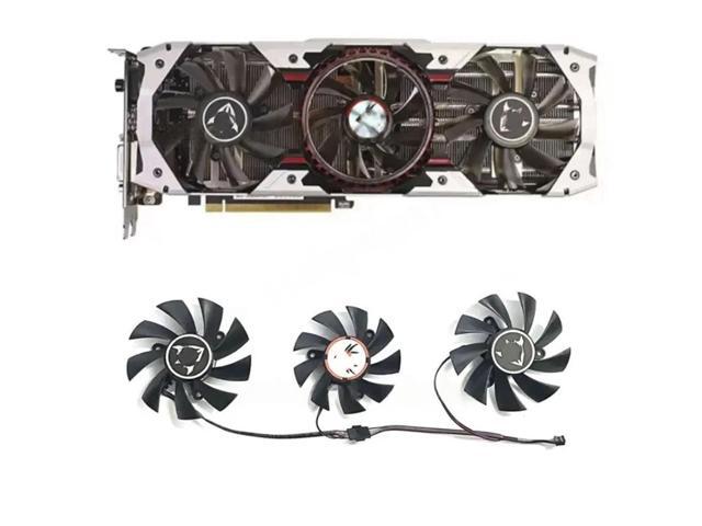 3FAN4PIN 85MM 75MM 1080 GPU fan suitable for Colorful 1070 1070ti ...