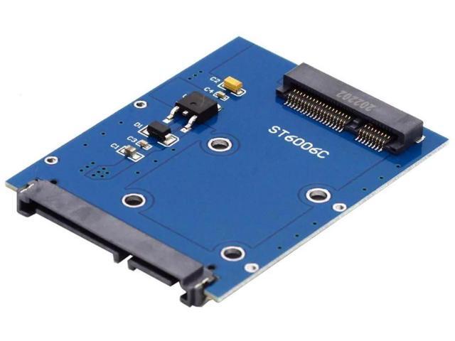 JAENFONG Mini PCI-E mSATA SSD to SATA 3.0 22Pin 2.5" HDD Hard Disk PCBA ...
