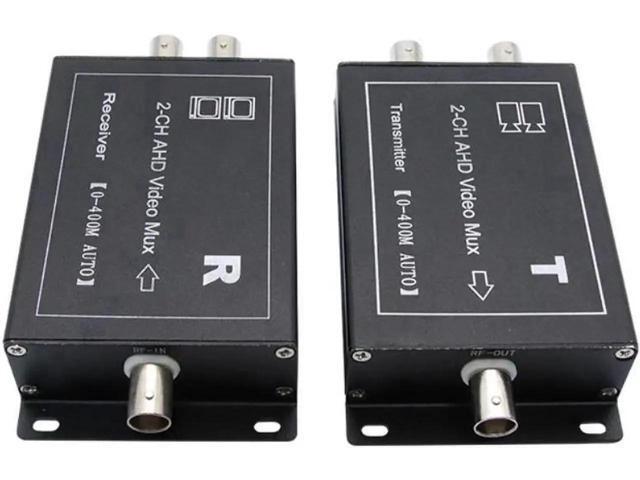 JAENFONG Cctv Camera Multiplexer 2 Channel Ahd Coaxial Video ...