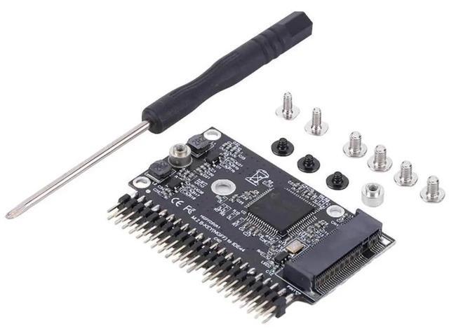JAENFONG M.2 NGFF SATA SSD To 2.5inch IDE 44pin Adapter M.2 IDE Adapter ...