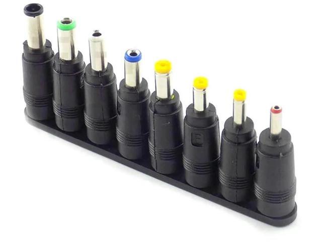 JAENFONG 8pcs Universal Laptop DC Power Supply Adapter Connector Plug ...