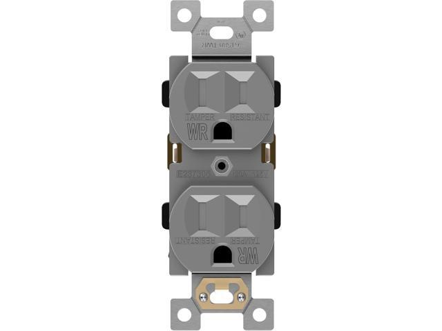 ENERLITES Duplex Receptacle, Tamper-Weather-Resistant, Residential ...
