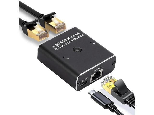 2.5G/5G RJ45 Gigabit Network Ethernet Ethernet Selector, Bi-Directional ...