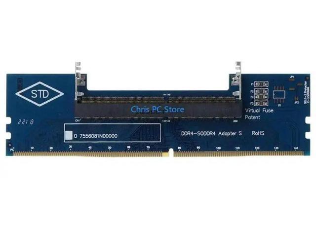 DDR4 SO-DIMM to Desktop DIMM Memory Connector Adapter Desktop PC Memory ...