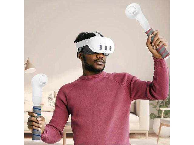 Controller Extensions Dual Handles Extension Grips VR Handle Extender ...