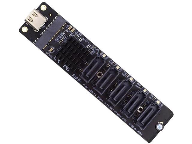 JAENFONG 10Gbps USB Drive USB-C Type-C to NGFF Key B+M SATA 6Gbps 5 ...