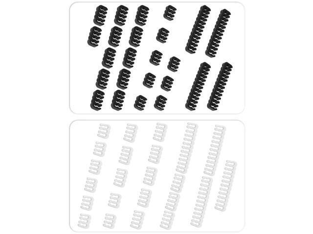 JAENFONG Cable Comb Kit,PSU Cable Combs,CPU Cable Management,48 pcs Set ...