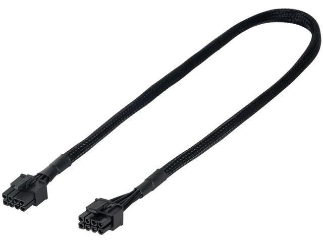 JAENFONG PCIE Cable for E.VGA, 65CM Male to Male 8 Pin to 6+2 Pin GPU ...
