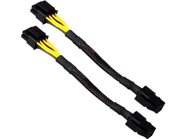 JAENFONG ATX 4 Pin Female to Motherboard CPU 8(4+4) Pin Male EPS 12V ...