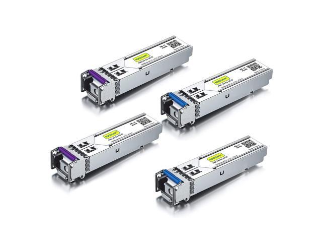 10Gtek 2-Pair of 1.25G SFP Bidi Transceiver, 1000Base-BIDI SingleMode ...