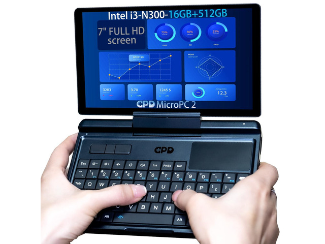 LANRUO GPD MicroPC 2 [ I3-N300-16GB+512GB ] 7