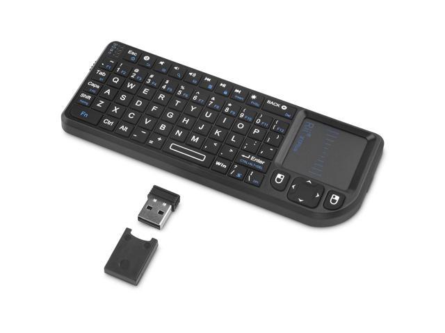 Rii Mini Bluetooth Keyboard,2.4G Handheld Wirelesss Protable Backlit ...