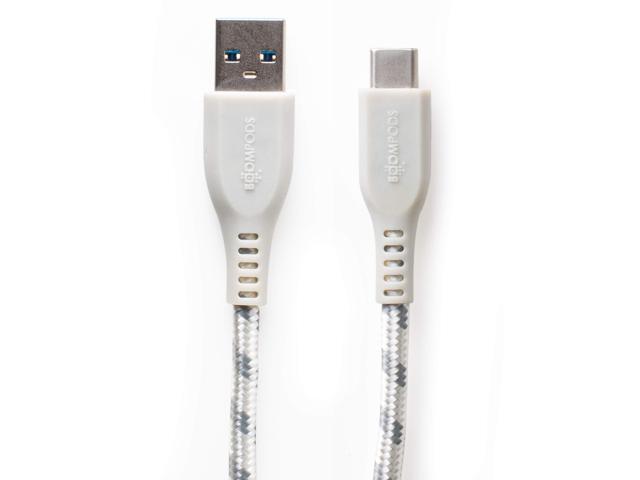 BoomPods Retro Armour Cable USB-C Type to USB Armor Braided Cable 1.5 ...