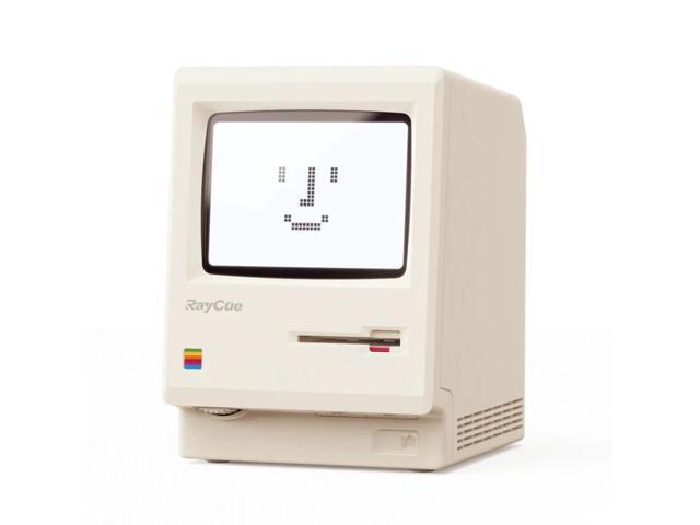 RayCue Maclock WB-8 Retro Pixel Alarm Clock, 1984 Computer-Inspired USB ...