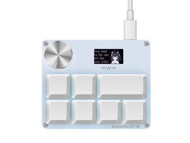 SAYODEVICE K07-HE Rapid Trigger Hall Effect Music Rhythm Game Keyboard ...