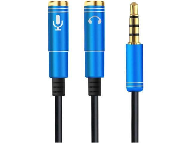 JVFYI (2-PACK) Headset Adapter For Headsets With Separate Headphone And ...