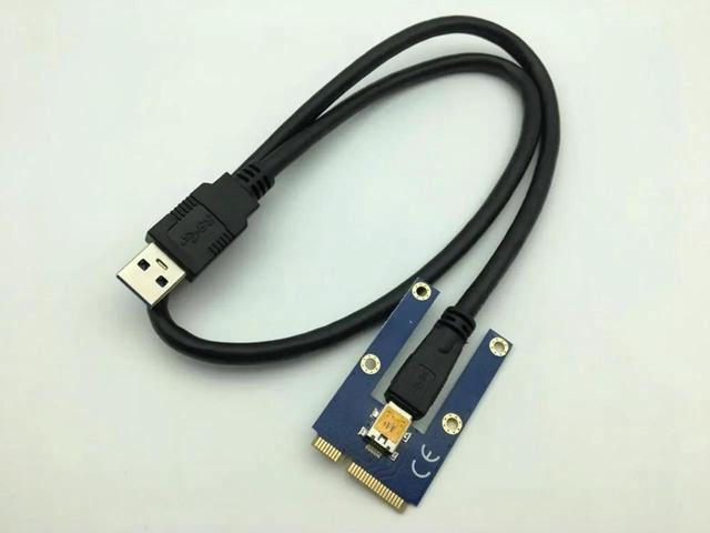 FOR Mini PCIe Riser PCI Express 1x to 16x for Laptop External Graphics ...