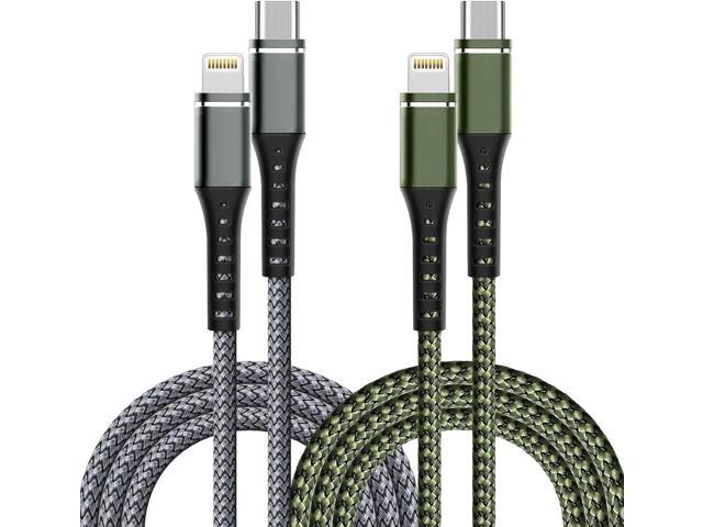 USB C to Lightning Cable 2 Pack 3FT [Apple MFi Certified] iPhone Cable iPhone Charger Cable Type ...