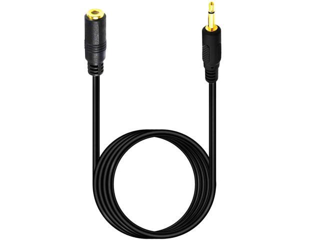3.5mm Mono Extension 1/8" TS Mini Monaural Audio Plug Jack Connector IR ...