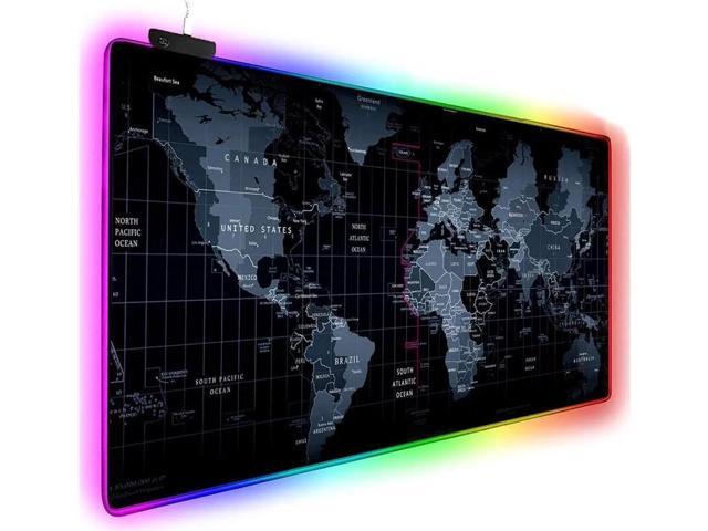Extended RGB Gaming Mouse Pad, Extra Large Gaming Mouse Mat for Gamer ...