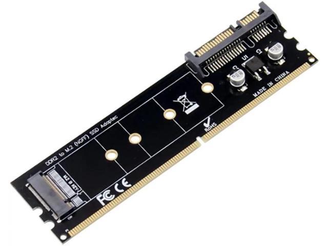 DDR2 Memory Slot M.2 SSD to SATA Expansion Board DDR2 to M.2 NGFF SSD ...