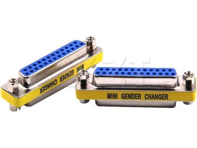 1pcs est Mini Gender changer D-SUB DB25 Serial Cable Extended Adapter ...