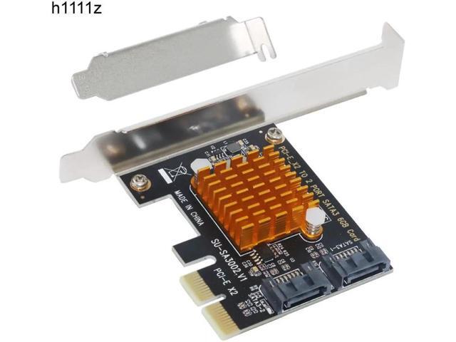 ASMedia1062 PCIe PCI Express to SATA 3.0 Card with Bracket 2 Port SATA ...