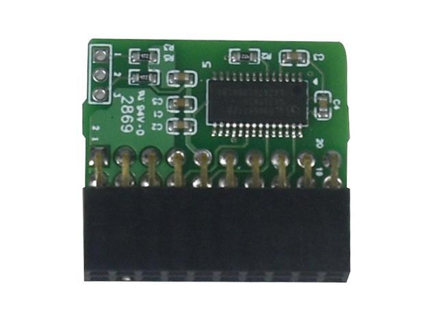 20Pin TPM 2.0 Module Vertical/Parallel TPM Module Encryption Security ...