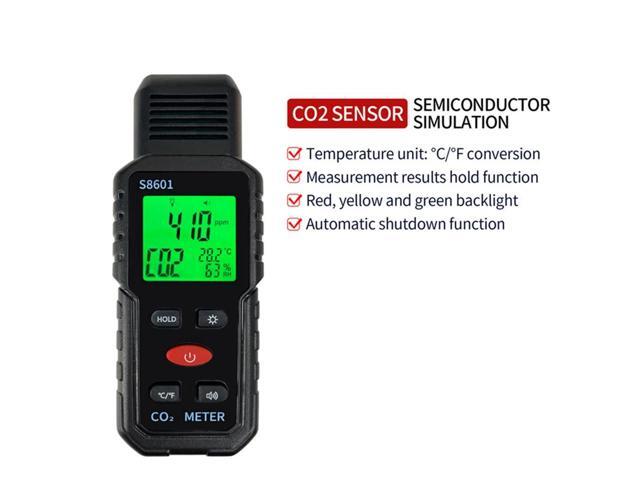 3 in 1 CO2 Meter Air Monitor Handheld 5000Ppm CO2 Monitor Measurement ...