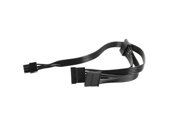 6 PIN To 3X Sata Power Cable 6Pin To 3 SATA Cable Hard Drive Power ...