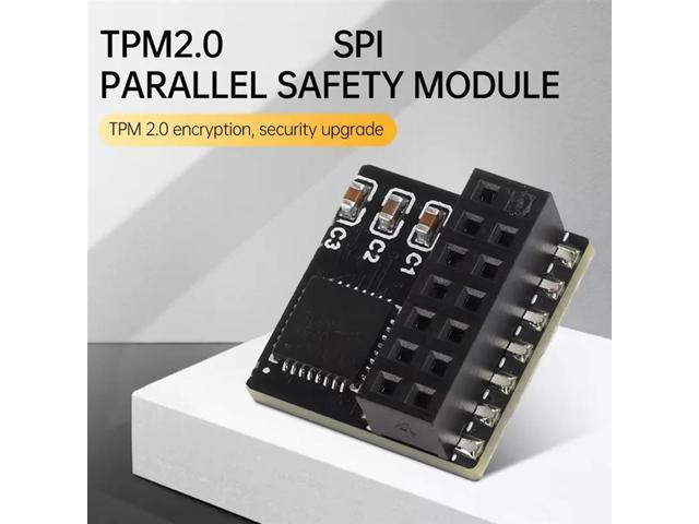 TPM 2.0 SPI Parallel Encryption Safety Module 14 Pin SPI Remote Card ...